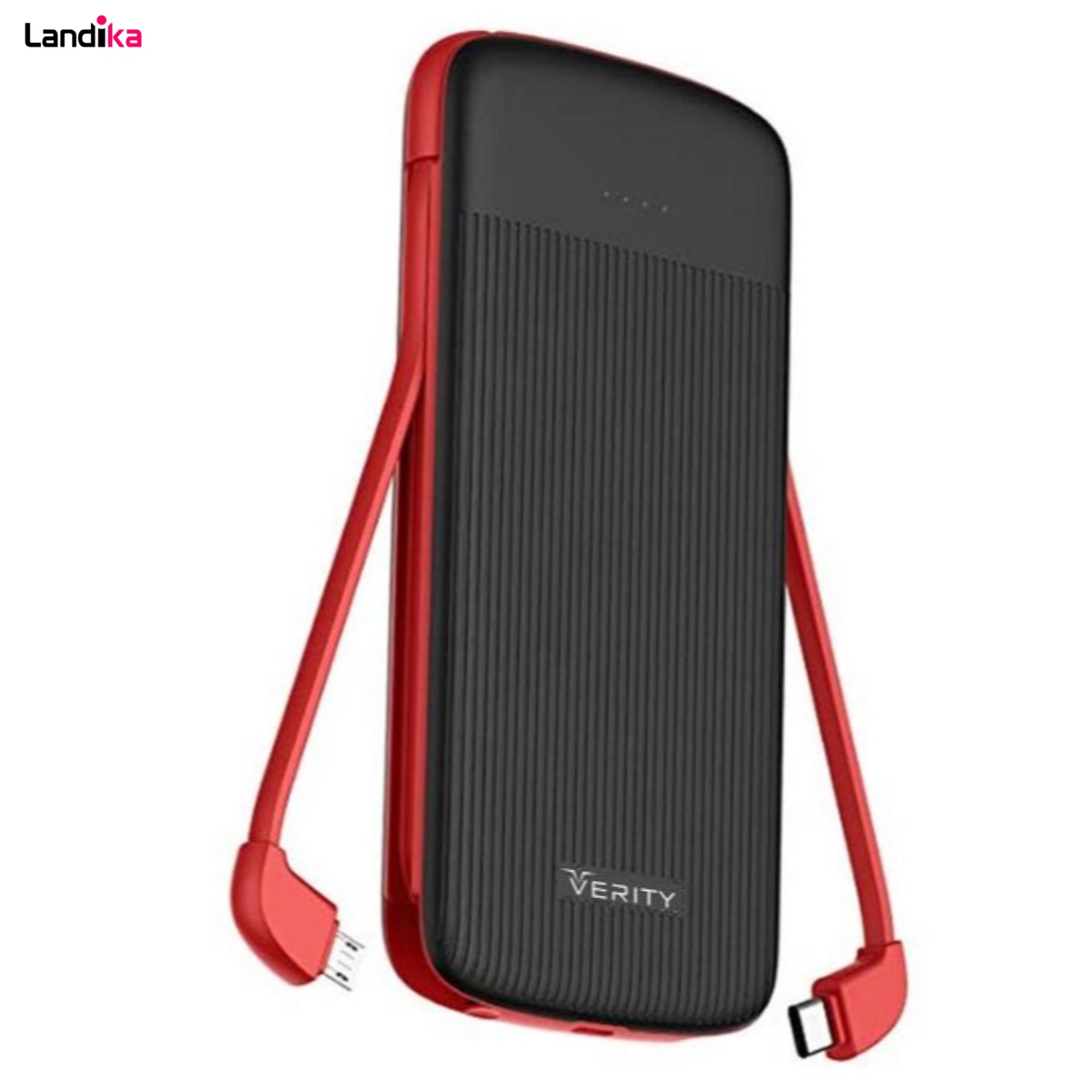 شارژر همراه وریتی مدل V-PU95 با ظرفیت 10000 میلی آمپر ساعت | لندیکا